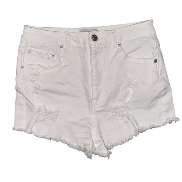 Love Tree | Shorts | Love Tree Denim White Shorts Size Small | Poshmark